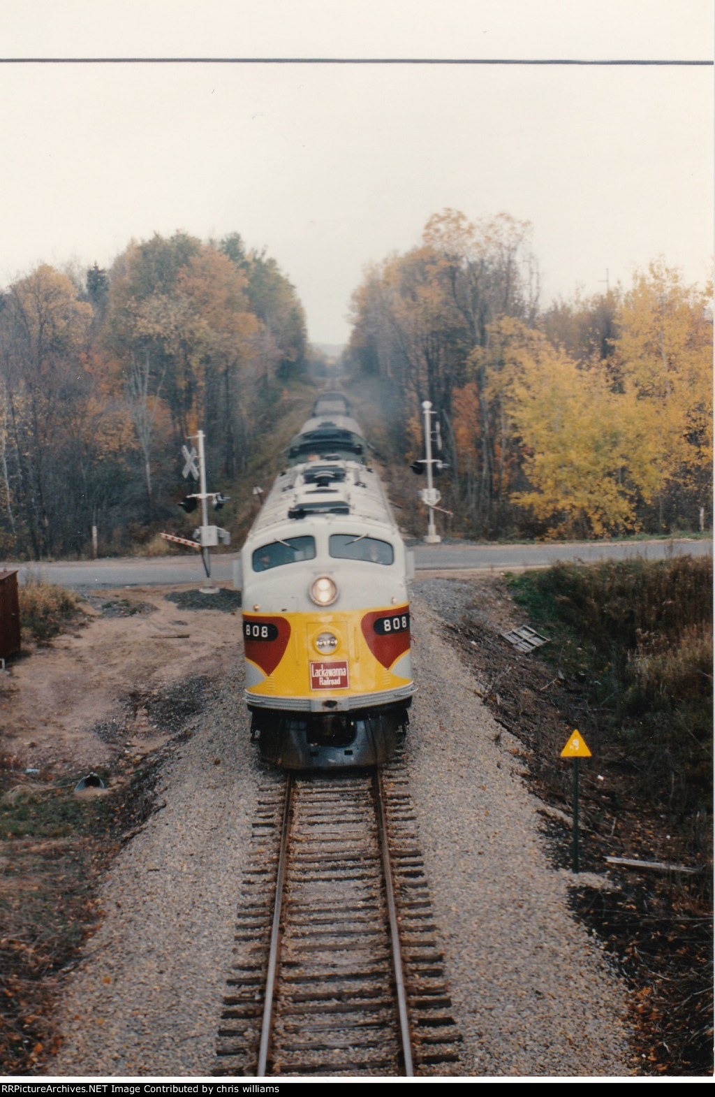 "Lackawanna" E8 Southbound at Port Leyden, NY